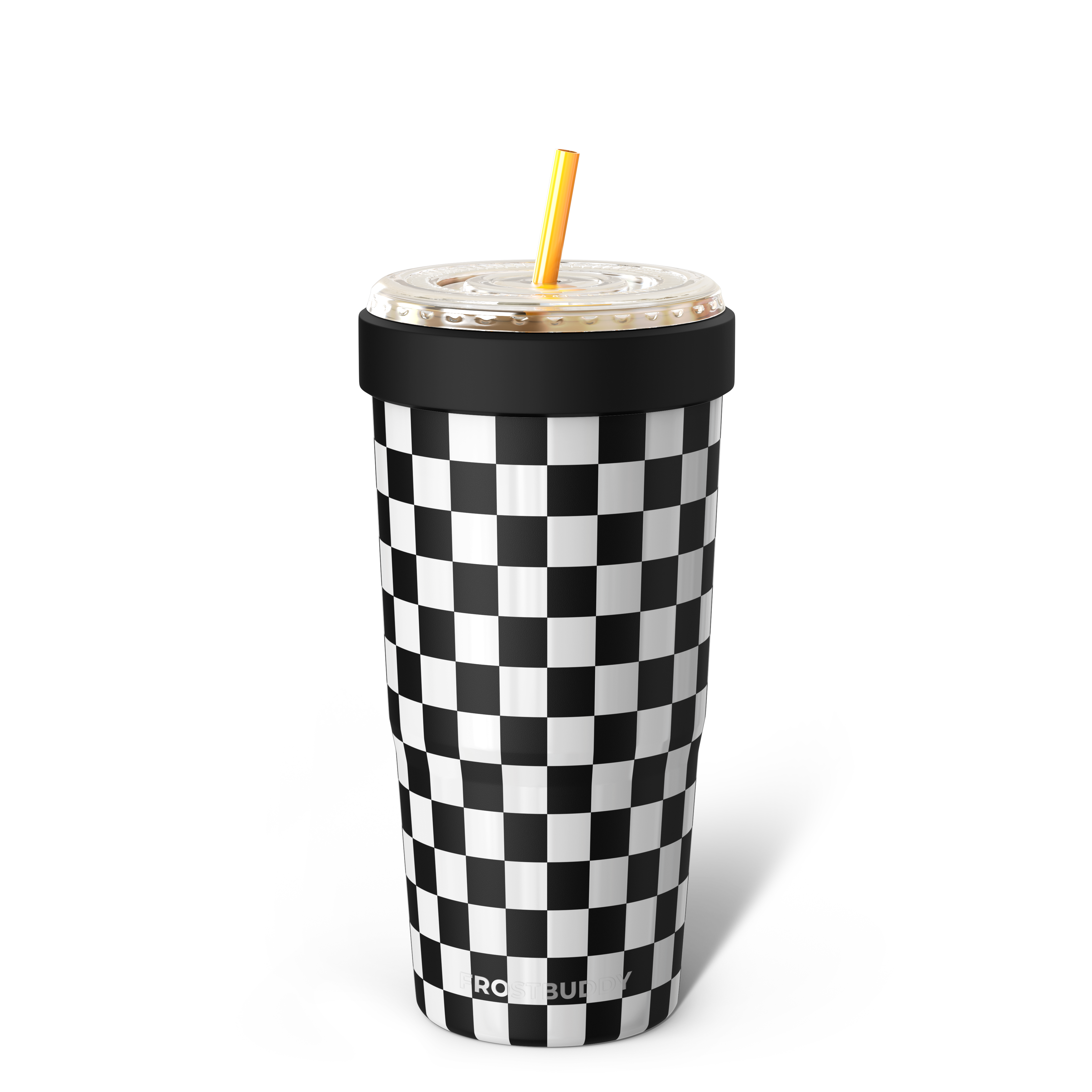 To-Go Buddy | Black & White Checkered – Frost Buddy
