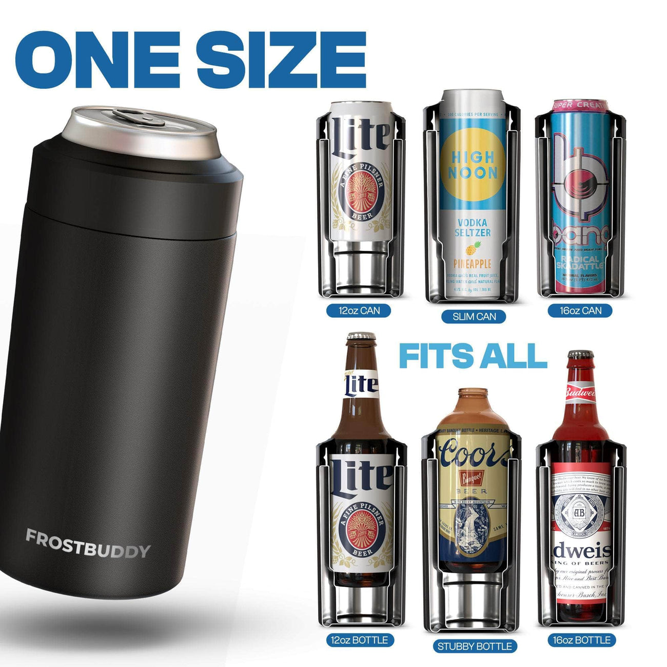 Universal Buddy | World’s 1st Universal Can Cooler | Fits Cans ...
